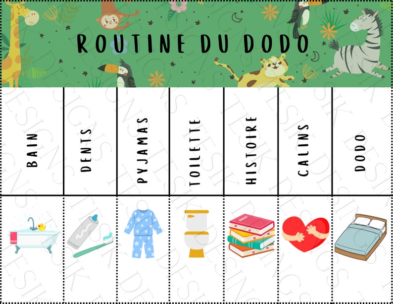 Routine Du Dodo - Etsy