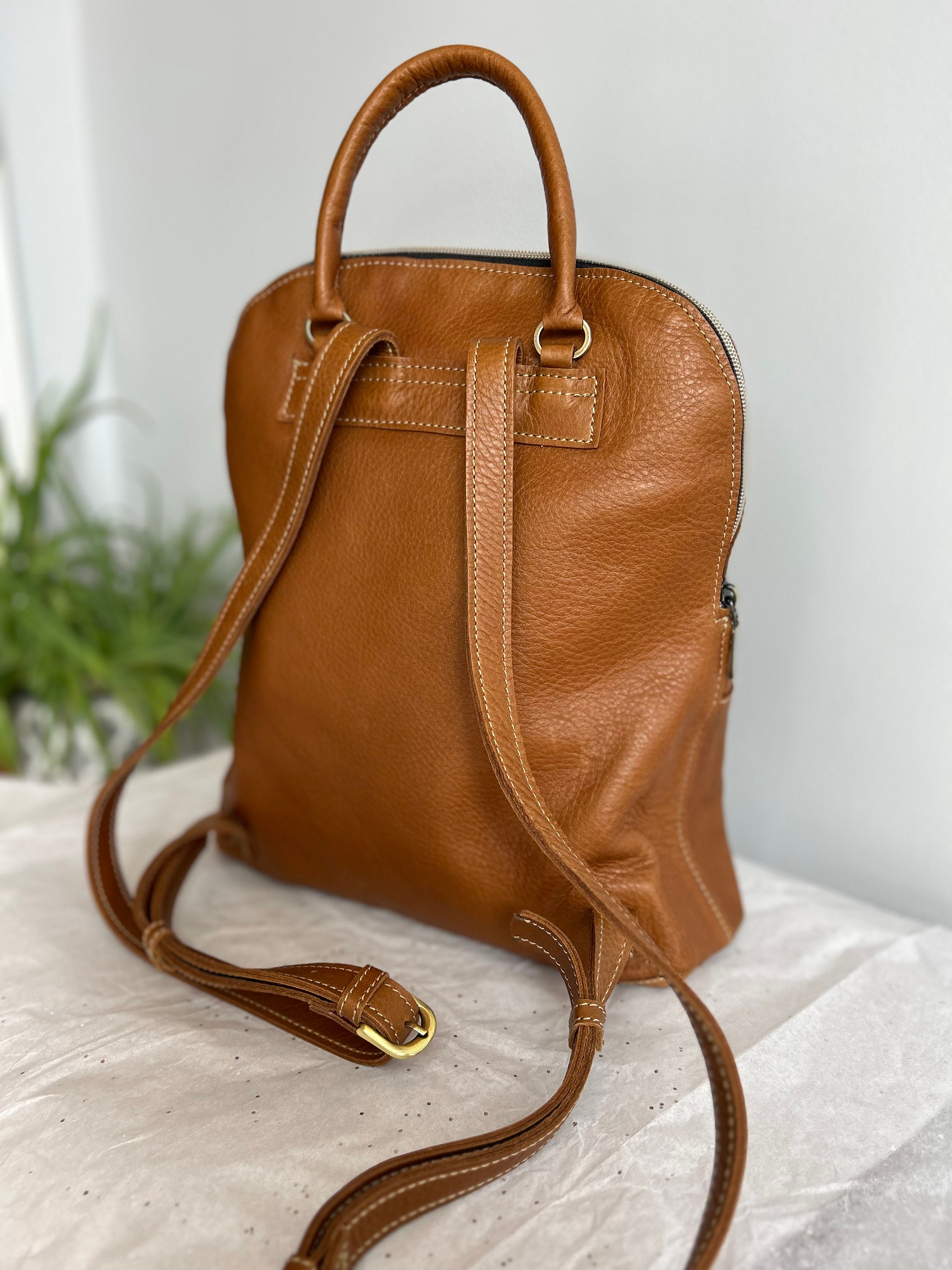 Fargo Whiskey Backpack Super Smooth Backpack Leather Backpack - Etsy