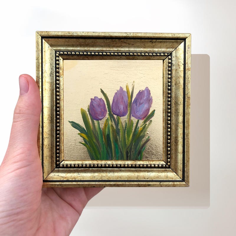 4x4 Pressed Flower Art - Etsy