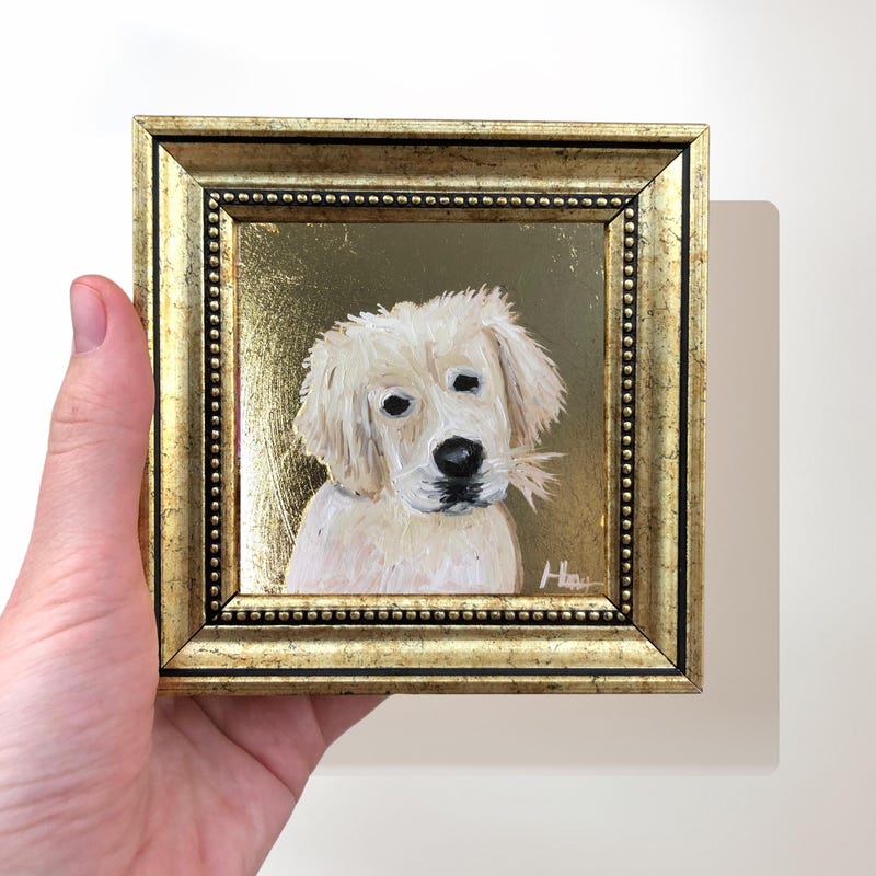 Golden Painting - Etsy