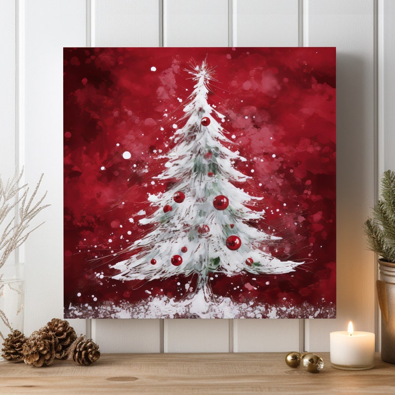 Christmas Canvas Art - Etsy