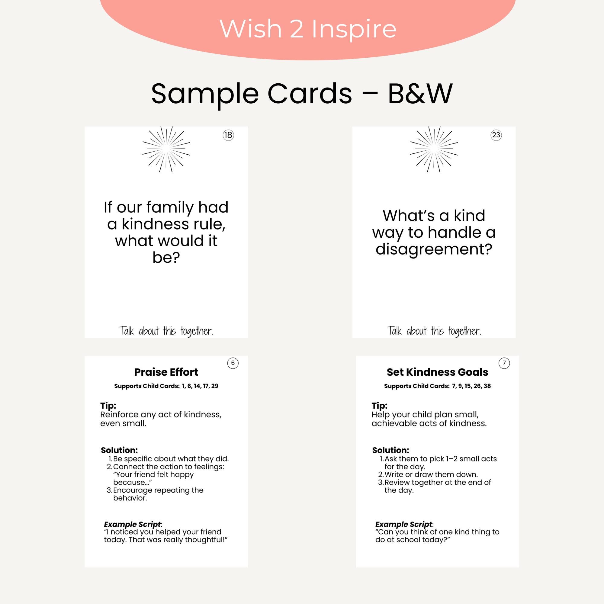 Conversation Starter Kindness Cards for Kids | SEL Activity Printable ...