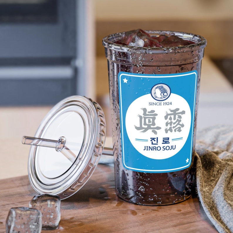 JINRO SOJU - Inspired by Korean Alcohol / 16oz Tumbler With Straw / K ...