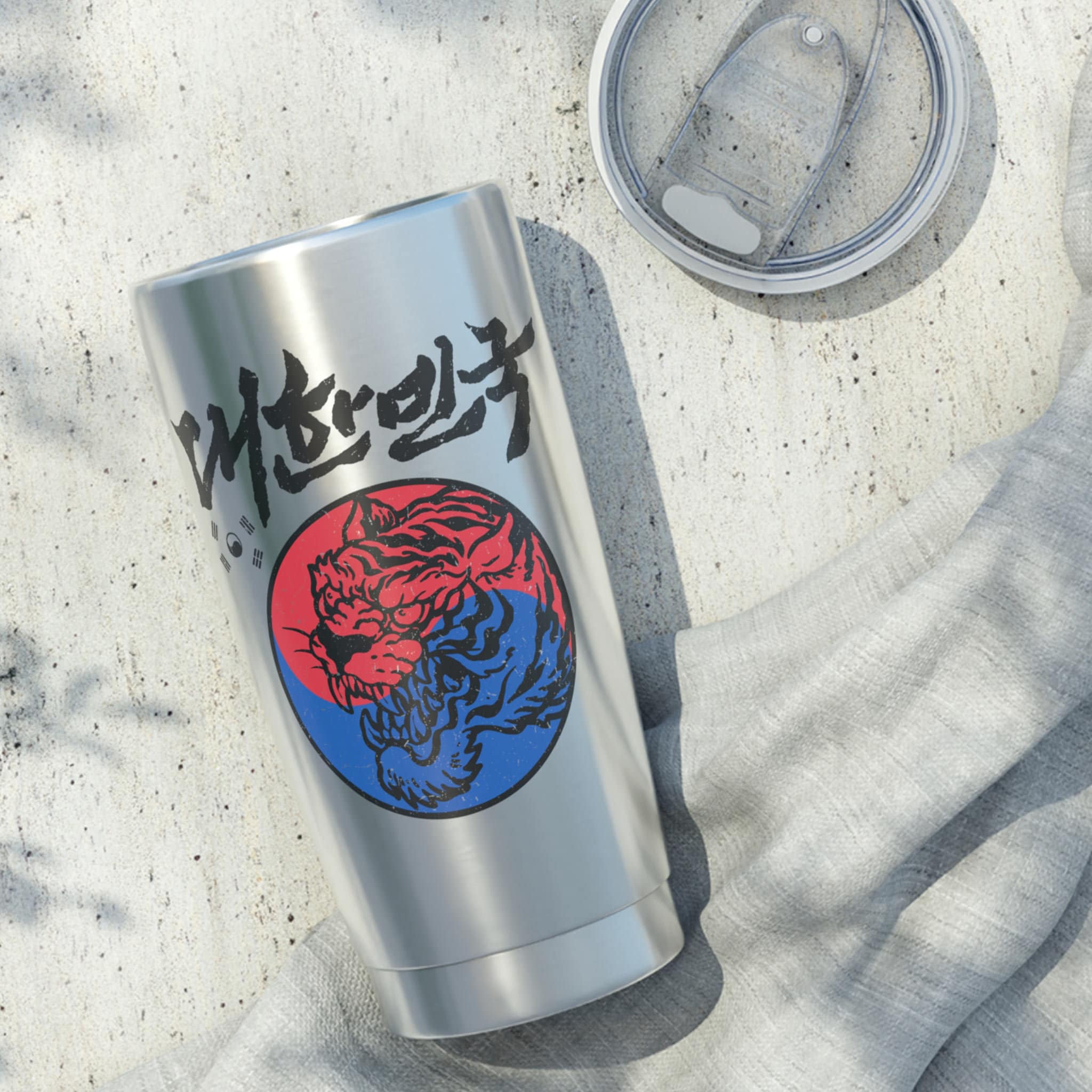 Dae Han Min Guk - Classic South Korea Tiger / 20oz Tumbler / K-pop, K ...