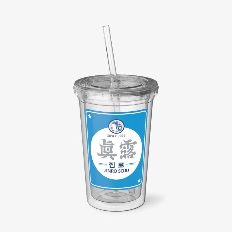 JINRO SOJU - Inspired by Korean Alcohol / 16oz Tumbler With Straw / K ...