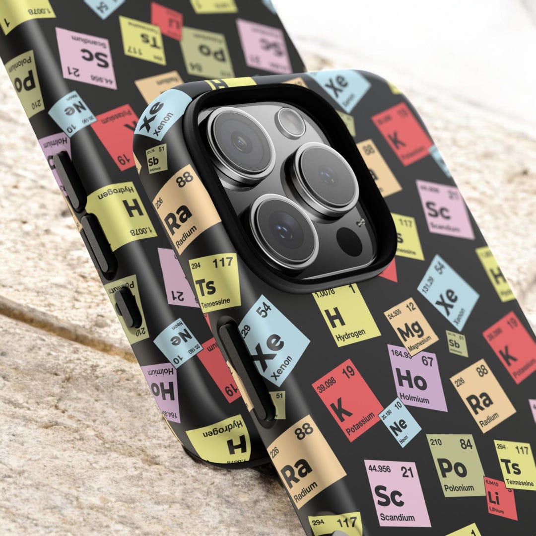 Chemistry Periodic Table Tough Phone Case Compatible With Most Models ...