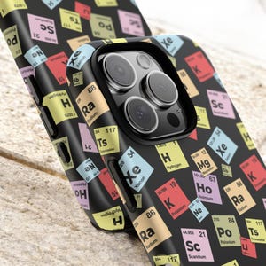 Chemistry Periodic Table Tough Phone Case Compatible With Most Models ...