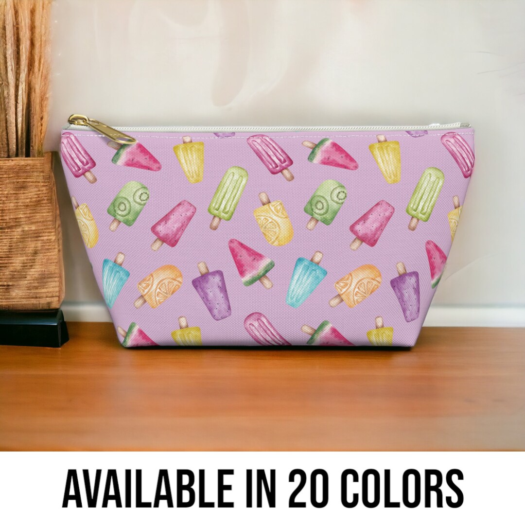 Colorful Pencil Case for School Popsicle Design Summer Vibe Artist ...