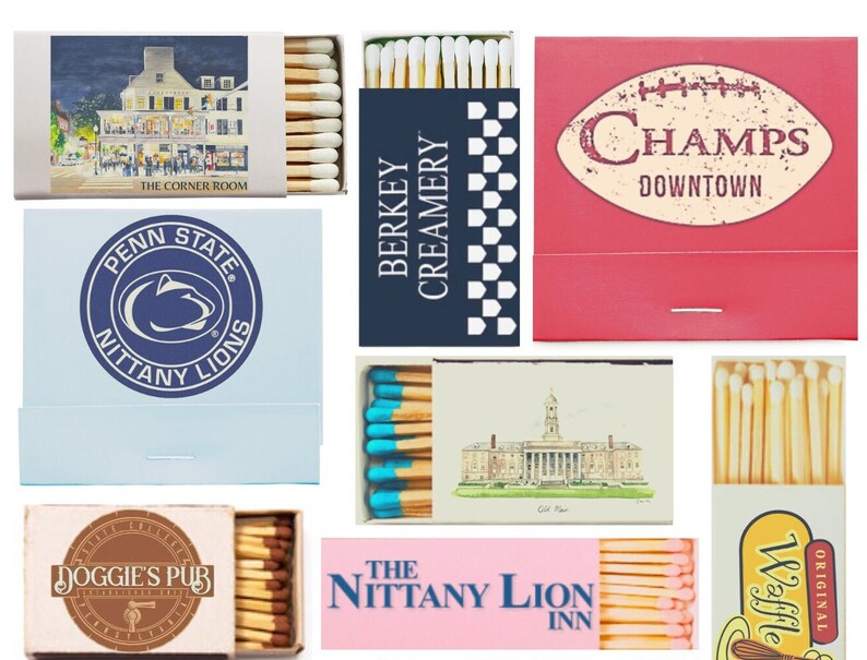 Penn State Matchbox Print - Etsy