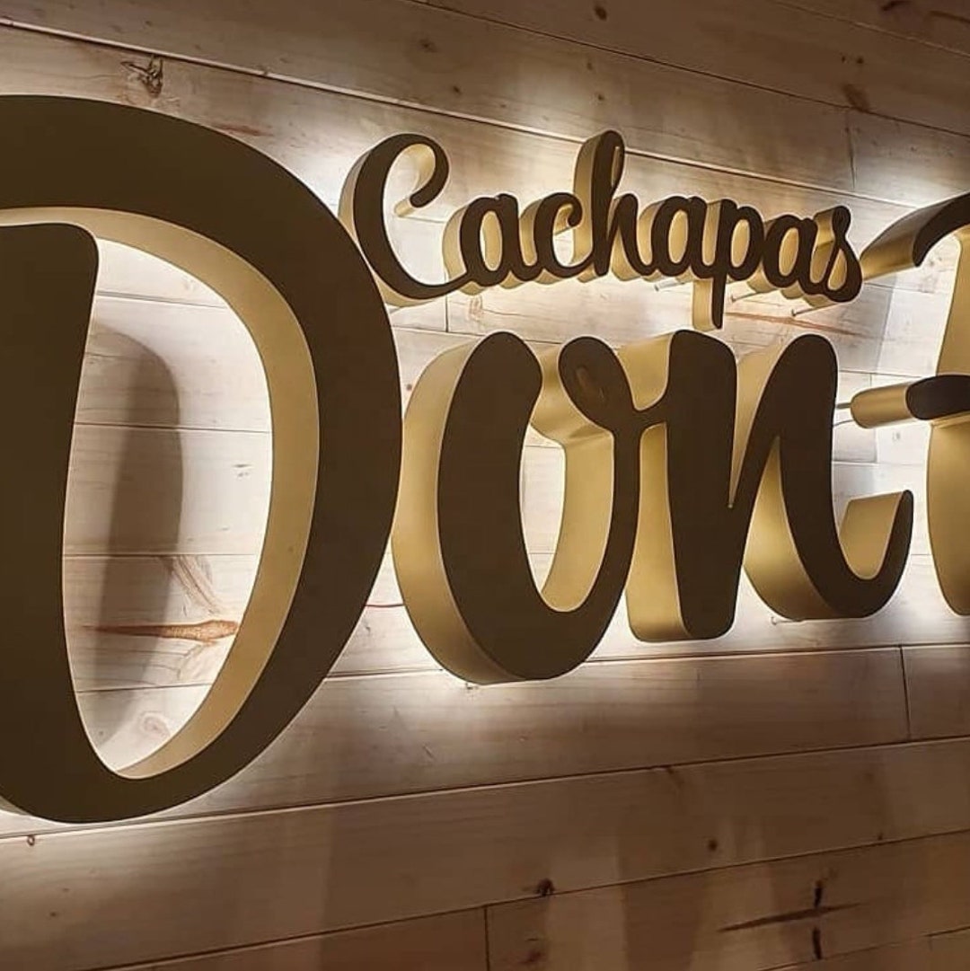 Custom Backlit Sign Metal Led Signage Office Decor Business - Etsy