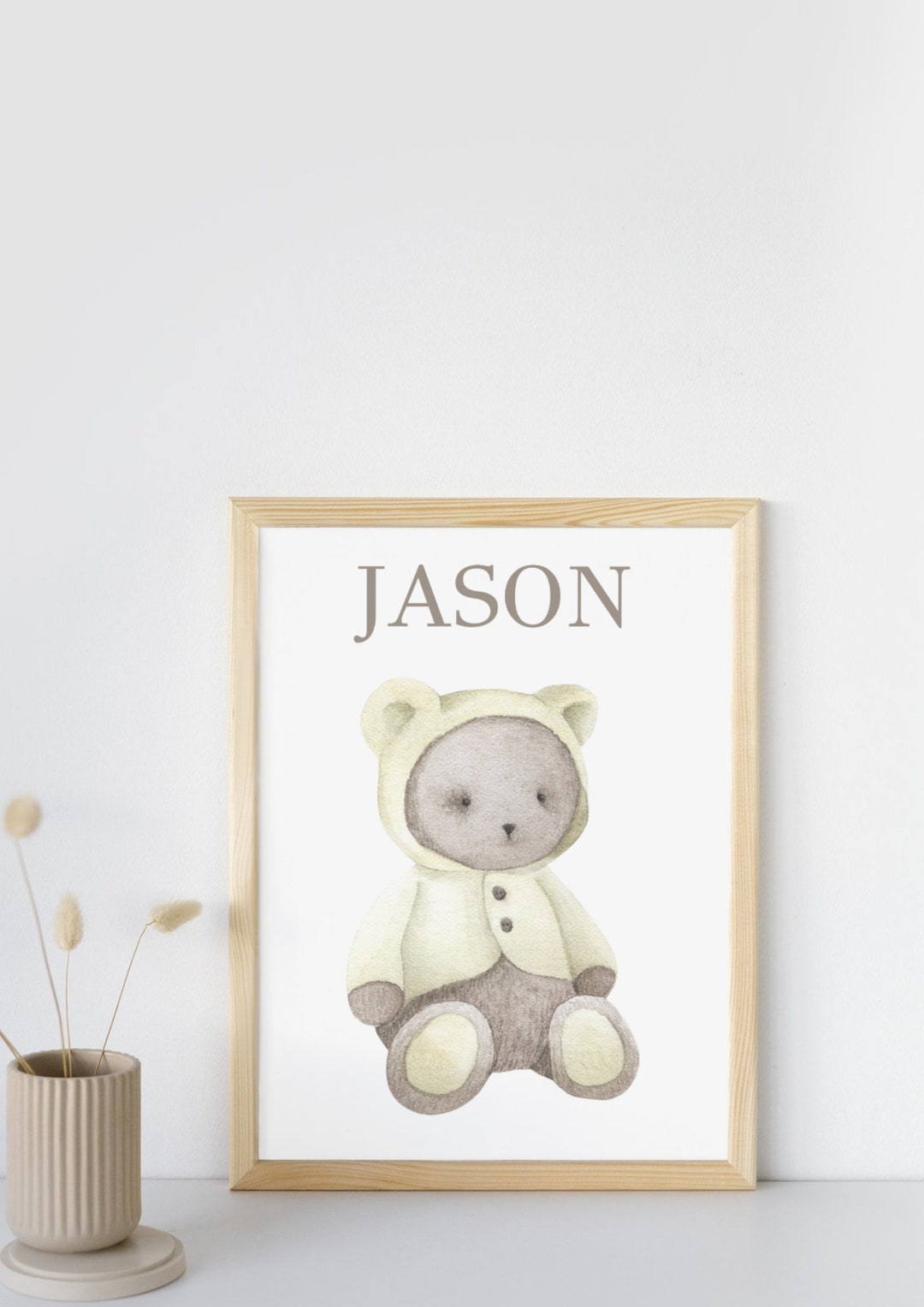 Teddy Bear Poster - Etsy