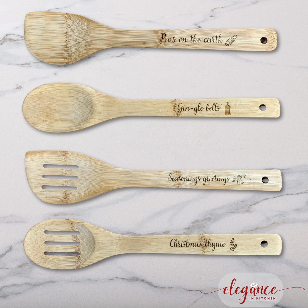 Custom Kitchen Utensils Set Chef Mom Christmas Gifts - Etsy