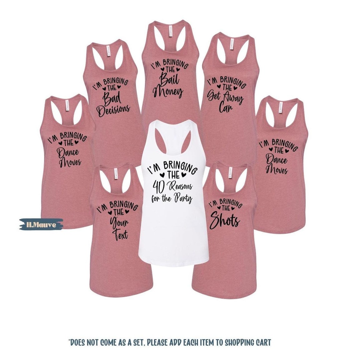 Custom 40th Birthday Shirt For Women Funny 40th Birthday Party Girls
