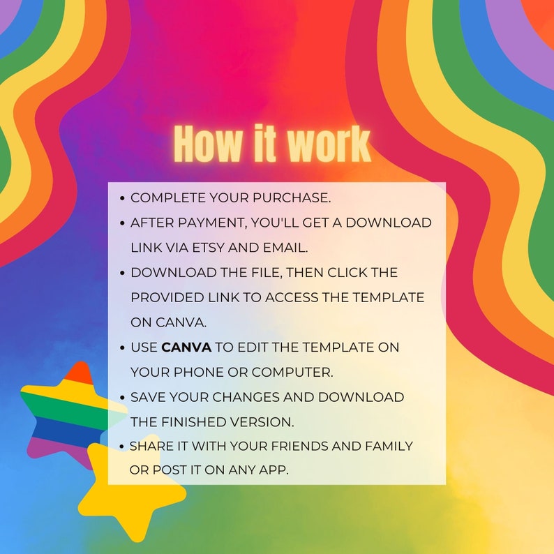 Pride Party Animated Invitation Template, Pride Invite, Rainbow Invite ...