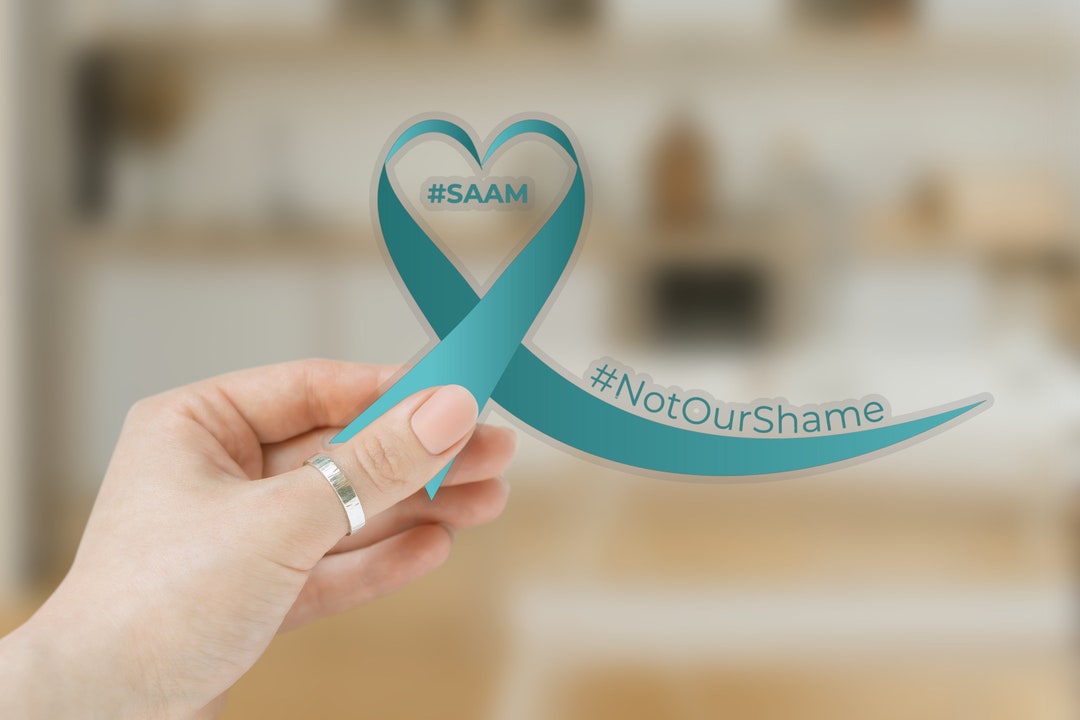 Sexual Assault Awareness Month Sticker I Empowering Message for ...