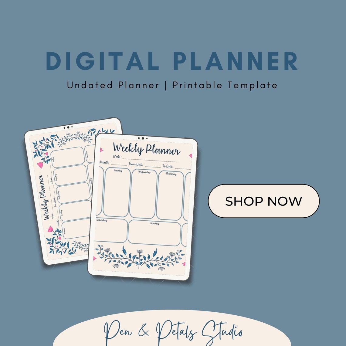 Weekly Planner Template To-do List Everyday Planner Template - Etsy