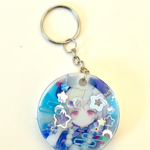 Custom Anime Character Keychain - Etsy