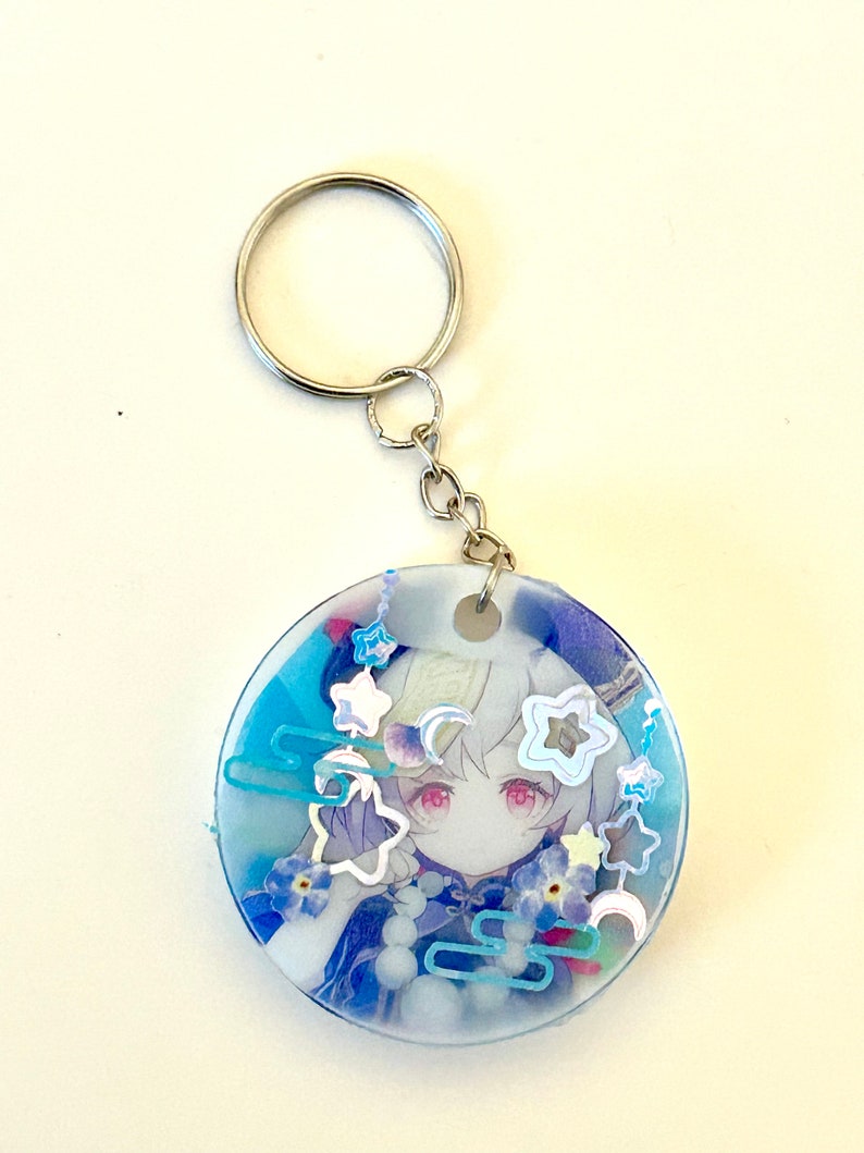 Custom Anime Character Keychain - Etsy