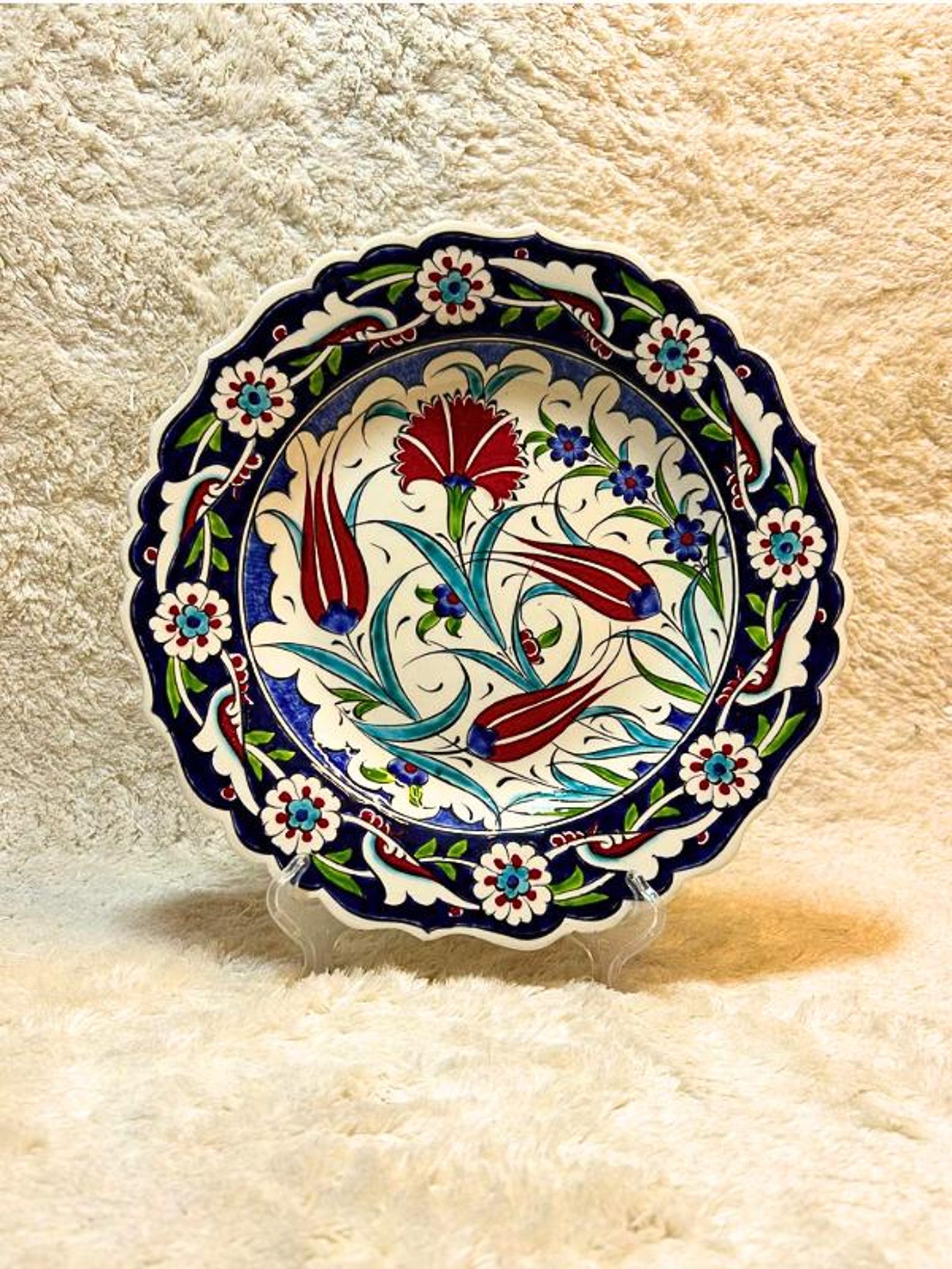 Turkish Tile Art , Cini Turkish Tile , Turkish Handmade Iznik Tile ...