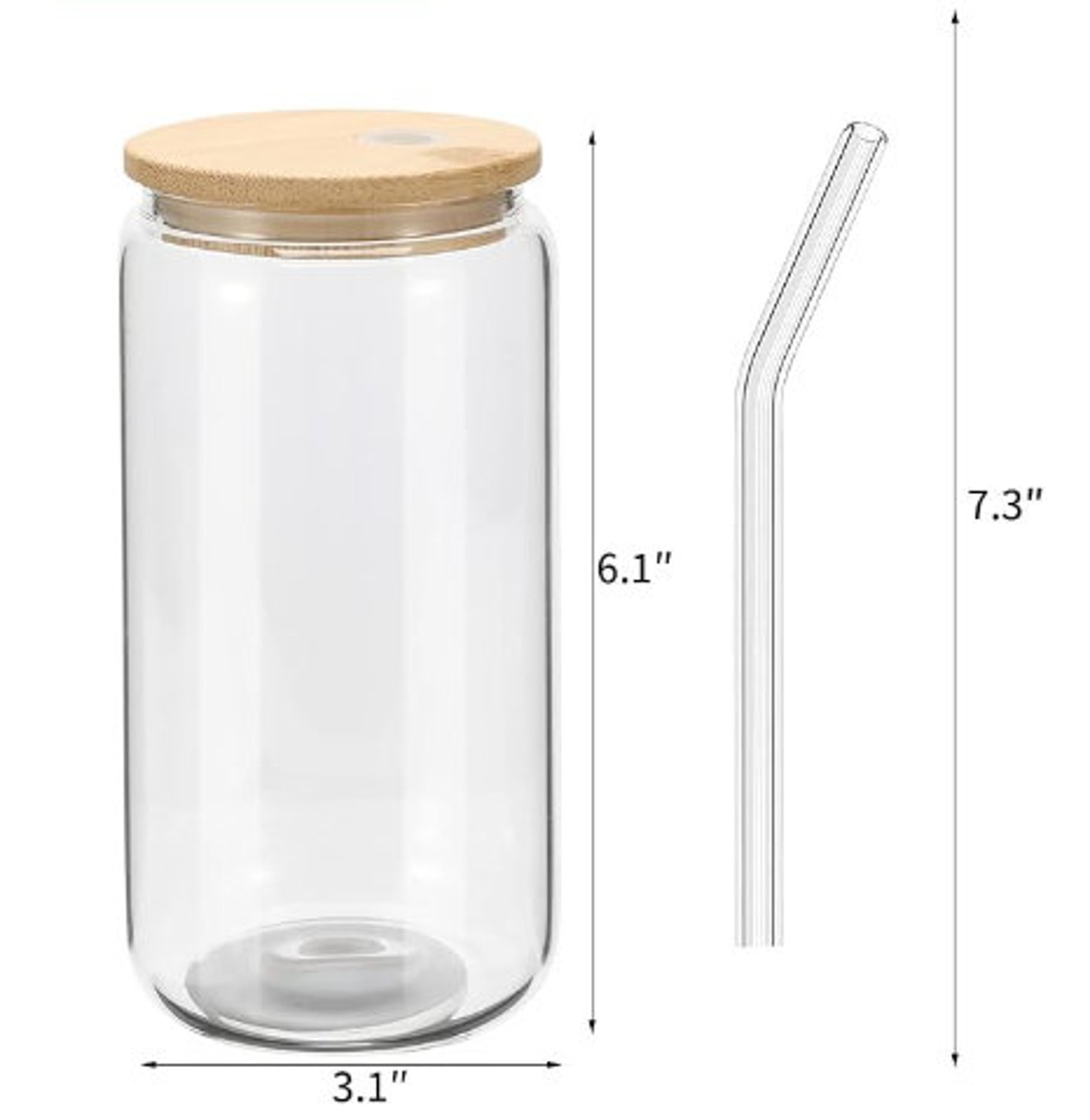 Positive Affirmation Libby Cups, 16oz, Daily Manifestation Reminders, Beer Can Glass With Lid ...