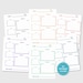 Boxing Method Note-taking Templates | US Letter, A4, A5 (digital ...