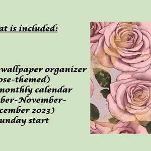 Desktop Wallpaper Organizer and Calendar - Etsy