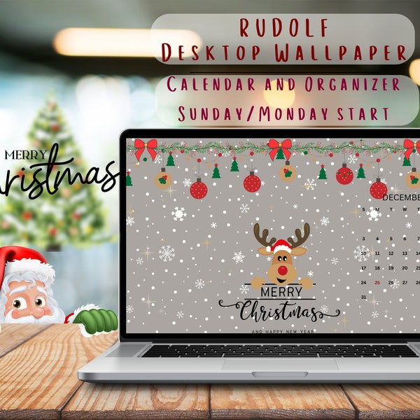 Desktop Wallpaper 2023 Calendar - Etsy