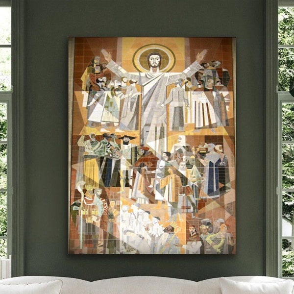 Touchdown Jesus Poster - Etsy