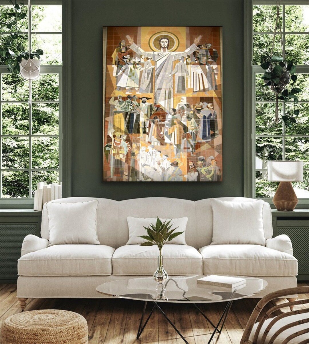Jesus Touchdown, Touchdown Jesus Poster Print Art, Notre Dame College ...