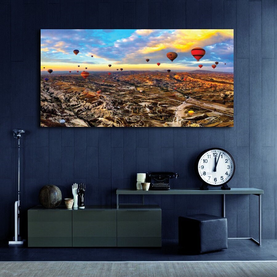 Cappadocia Air Balloon Turkey Landscape Balloon Scenes of - Etsy