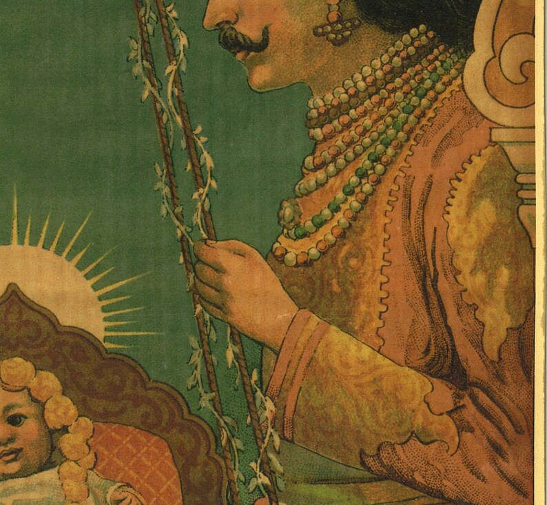 Shri Ram Janm (the Birth of Shri Rama) by Raja Ravi Varma and Ravi ...