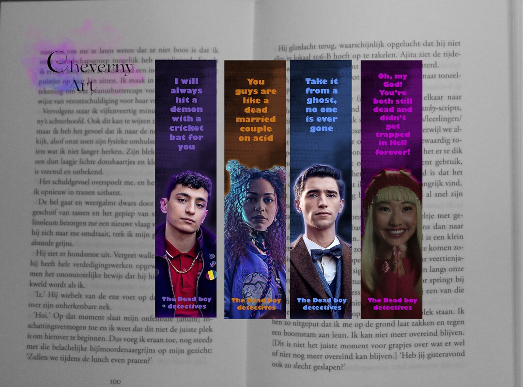Deadboy Detective Bookmarks - Etsy UK