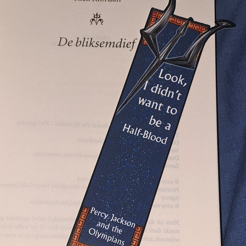Percy Jackson Bookmark - Etsy