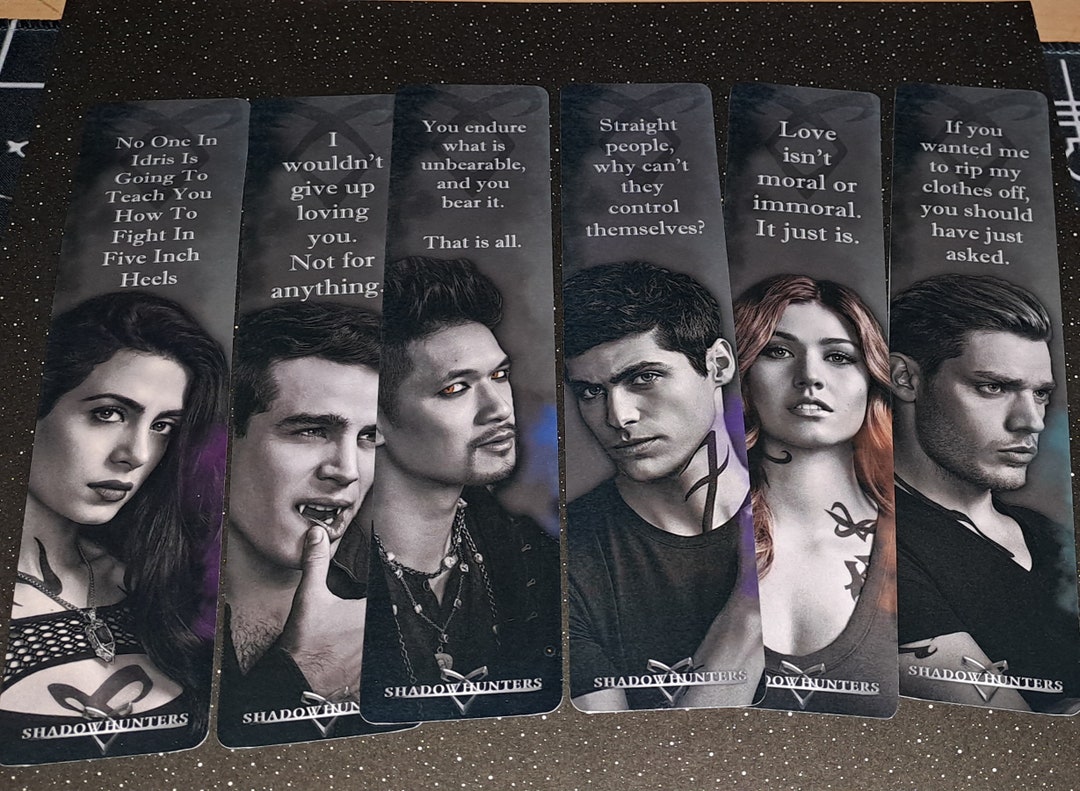Shadowhunters Bookmarks - Etsy