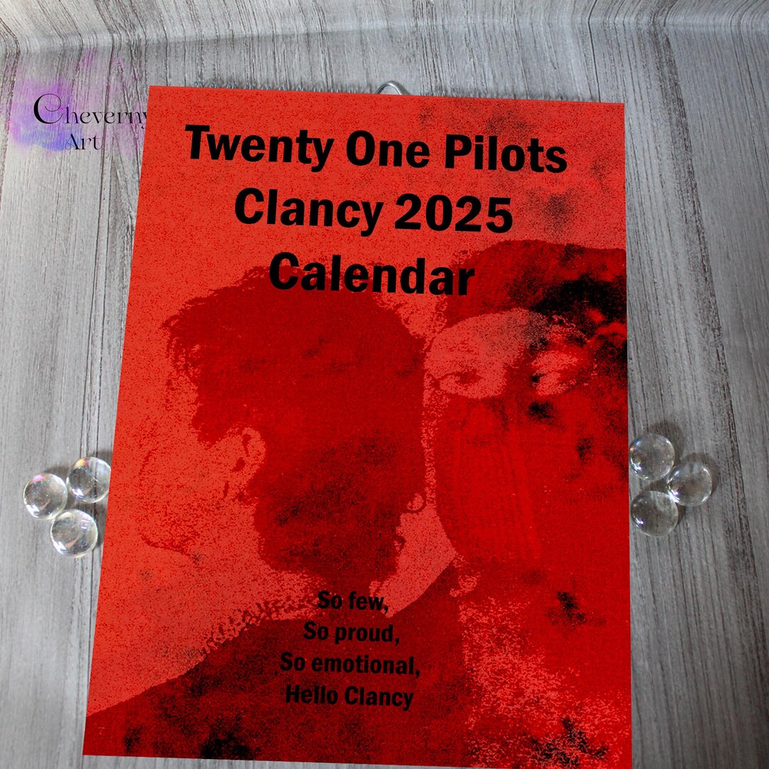 Twenty One Pilots Clancy 2025 Calendar - Etsy New Zealand