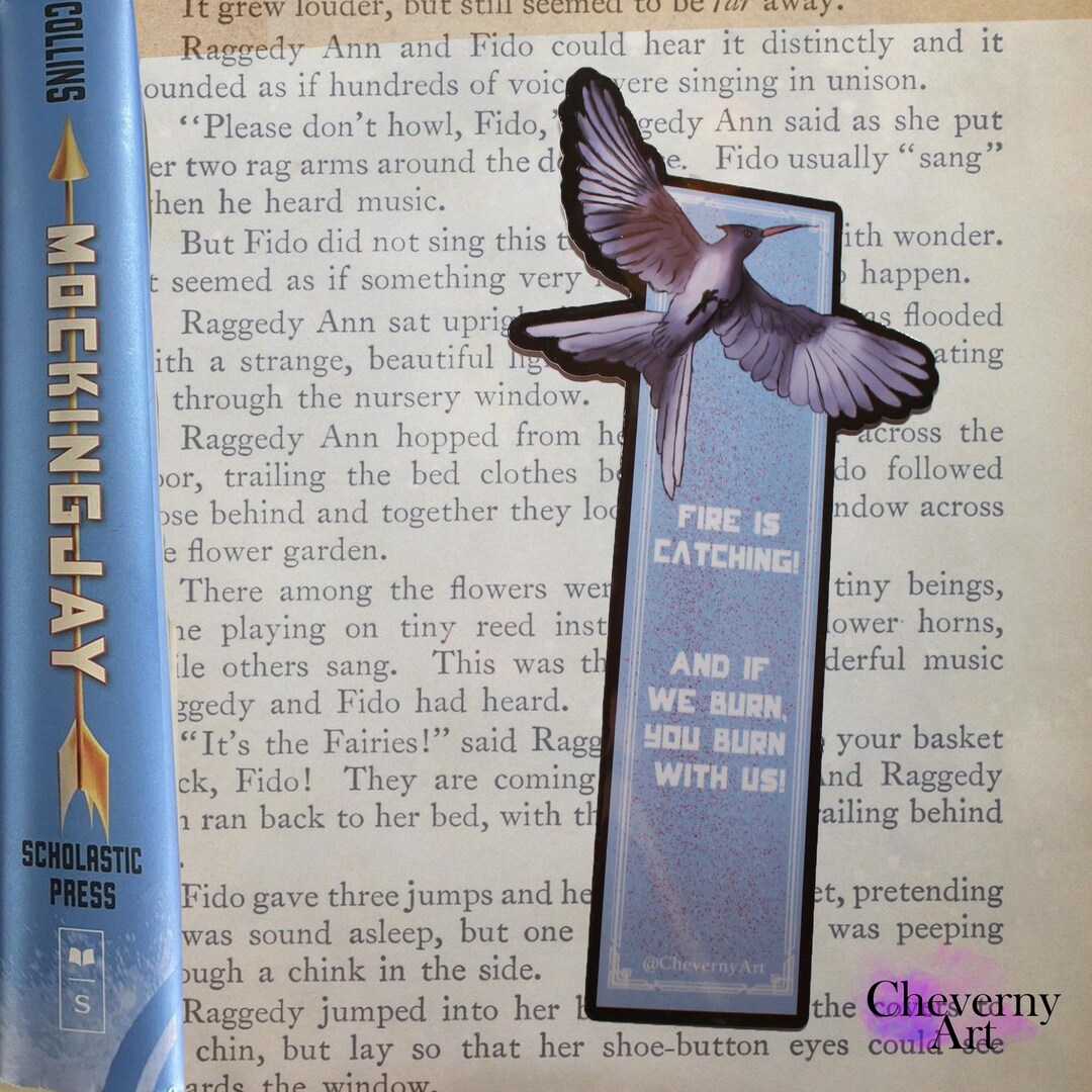 The Hunger Games Mockingjay Bookmark - Etsy Australia