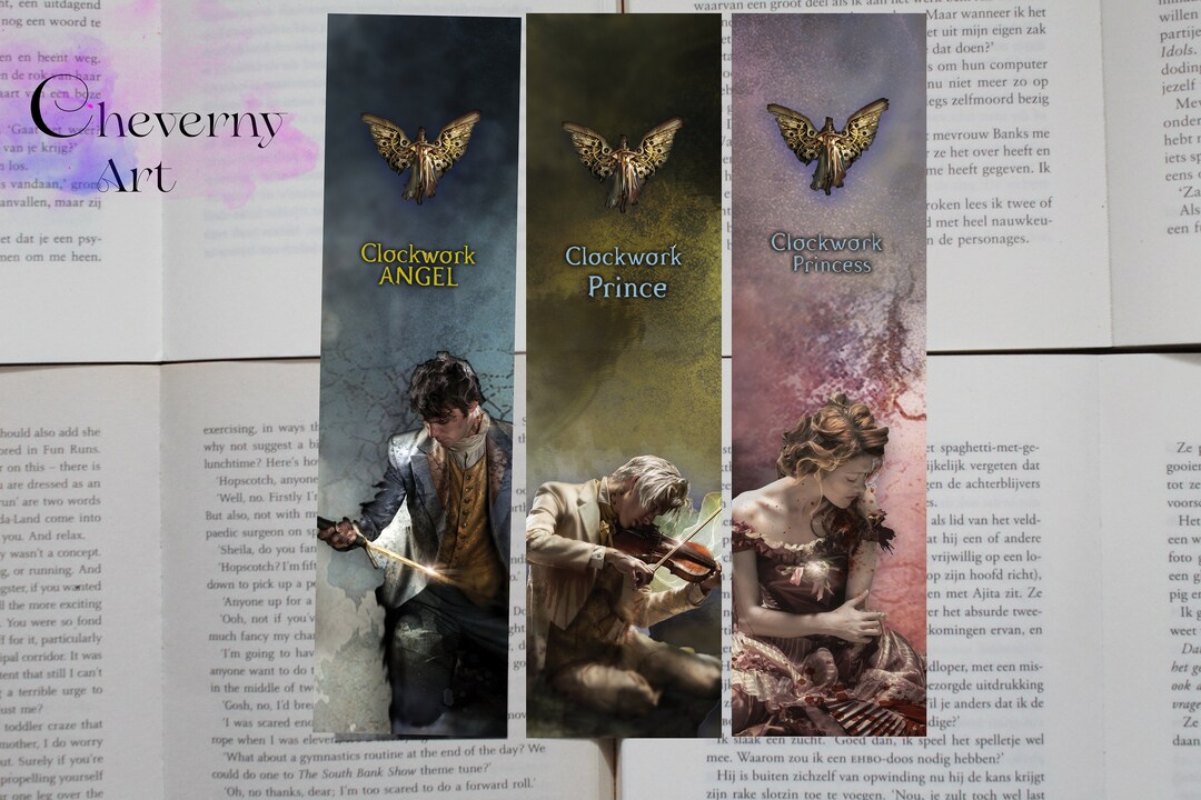 Shadow Hunter/clockwork Bookmarks - Etsy UK