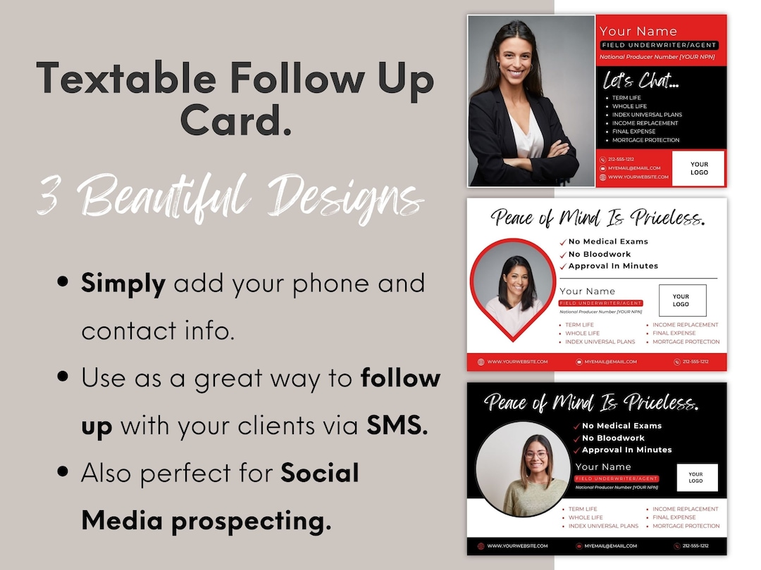 Textable Follow up Card: the Perfect Tool for Enhancing Your Client ...