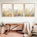 Boho Chic Wildflower Field Poster Set of 3 - Watercolor Floral Wall Art ...