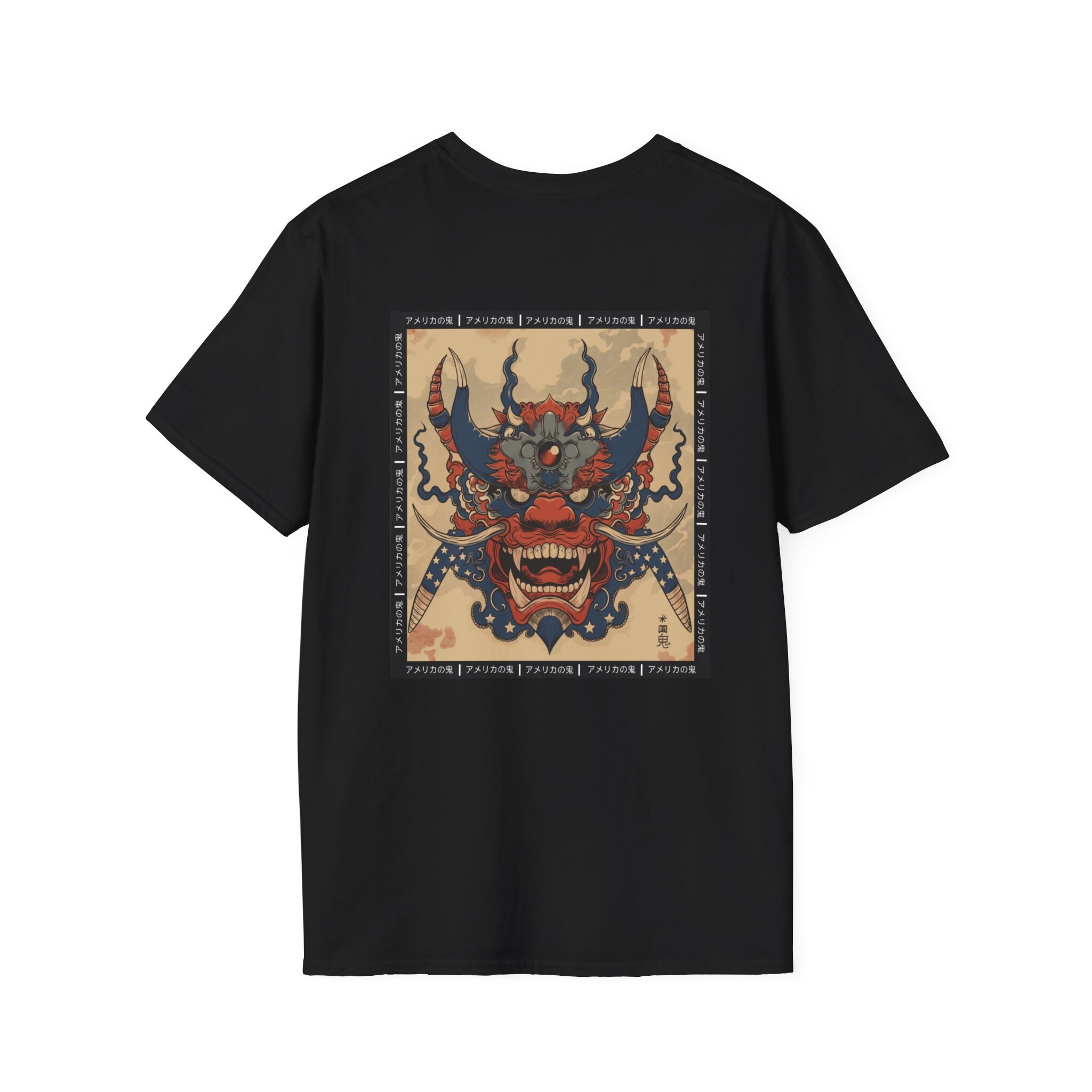 American Oni Stylish Trendy Japanese Art Anime Gift Japanese Streetwear ...