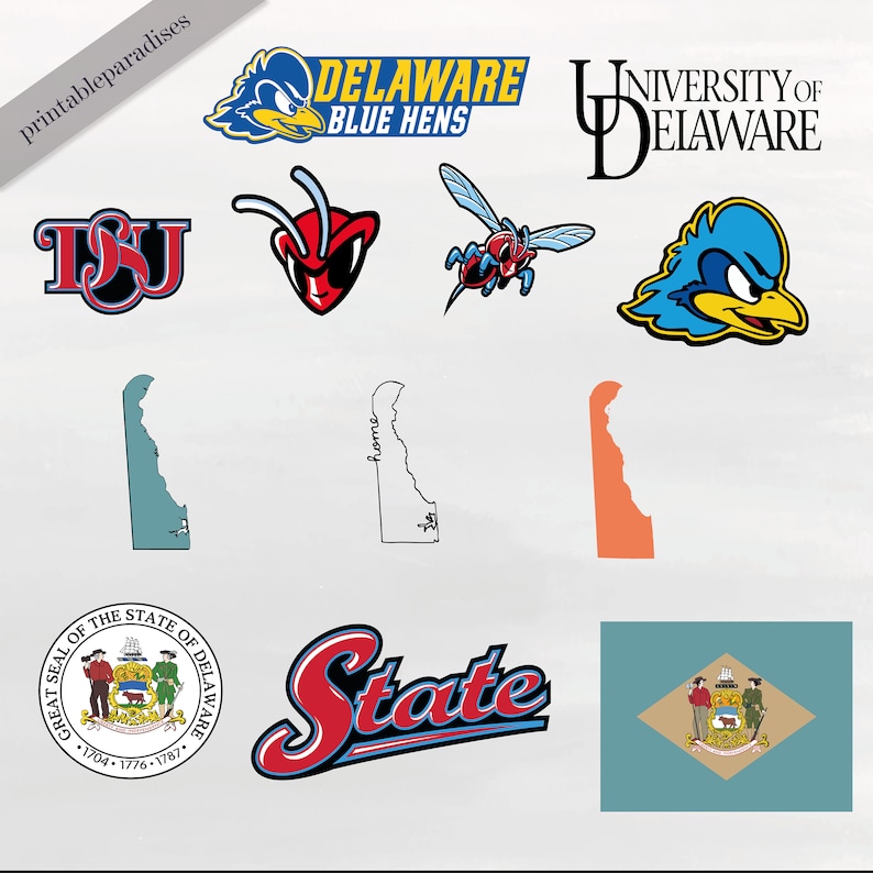 Delaware State Svg Bundle, Delaware Hornets Svg, Dsu Svg, Delaware ...
