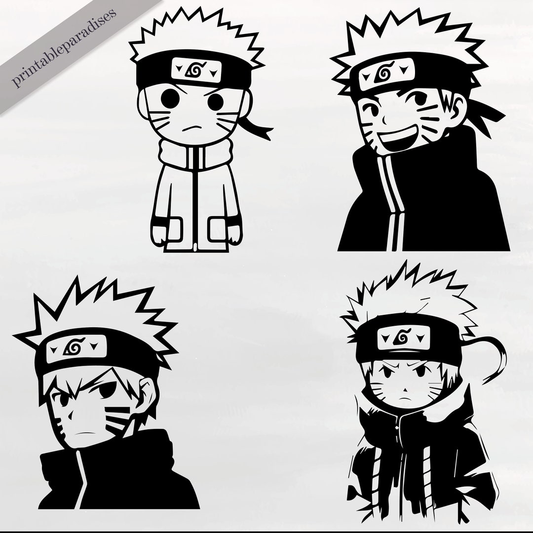 Anime Character SVG, Manga SVG, Anime Svg Png, PNG Cutting Files for ...