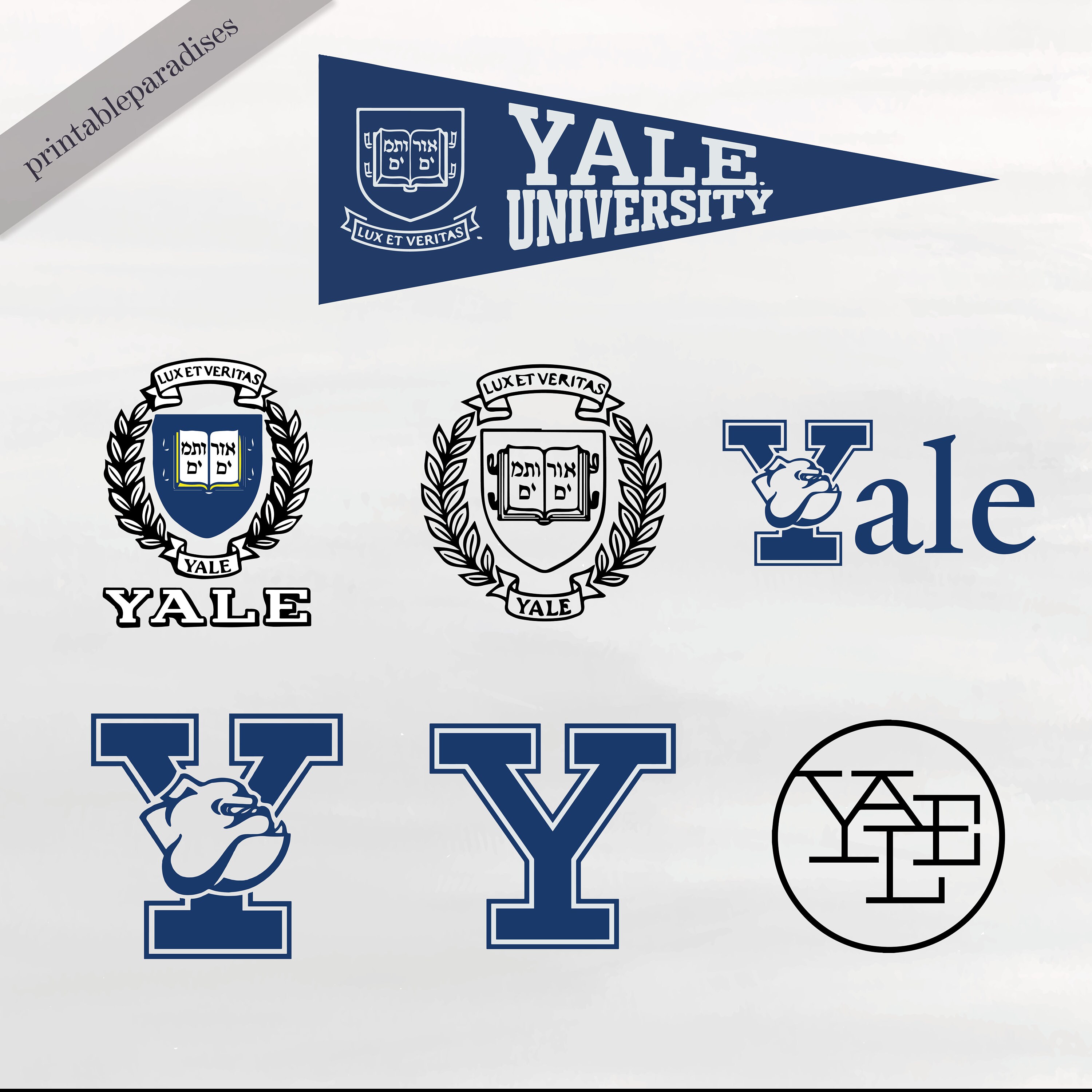 Yale Svg Bundle,yale Bulldogs Svg, Yale Svg, Yale Outline,yale ...