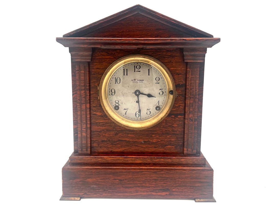 Antique Seth Thomas Sonora Chime Mantel Clock | Adamantine Rosewood ...