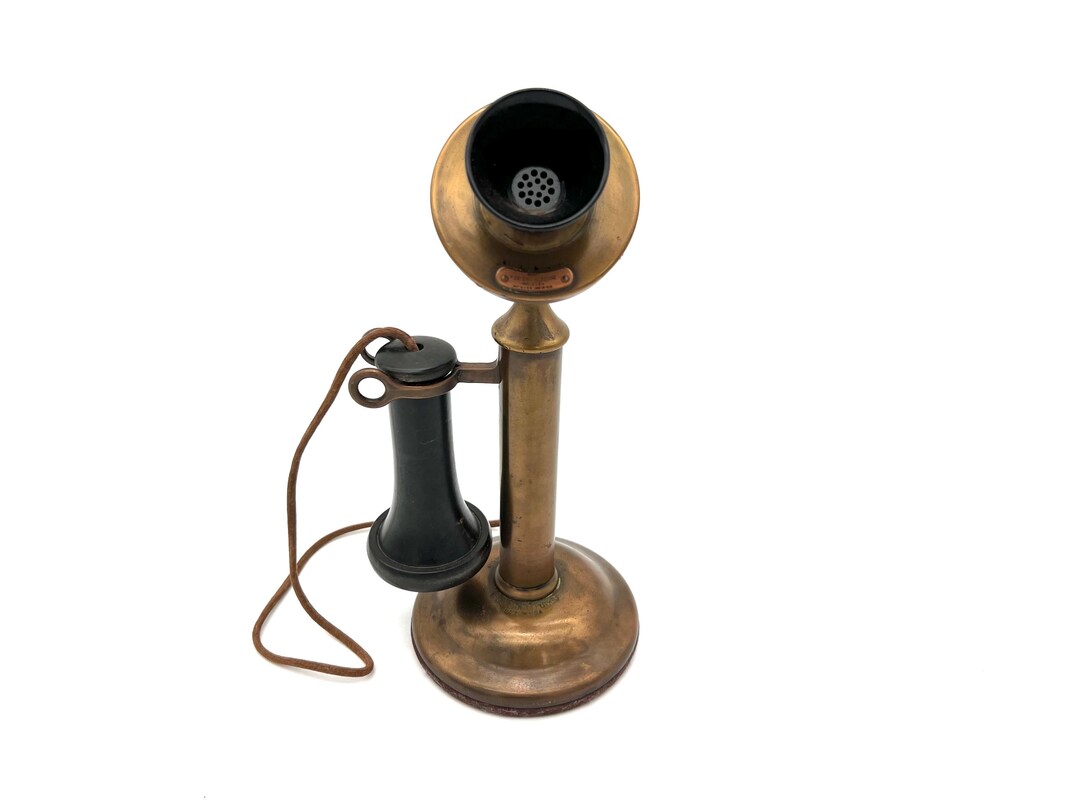 Antique Candlestick Telephone – Early 1900s Non-dial Desk Phone ...