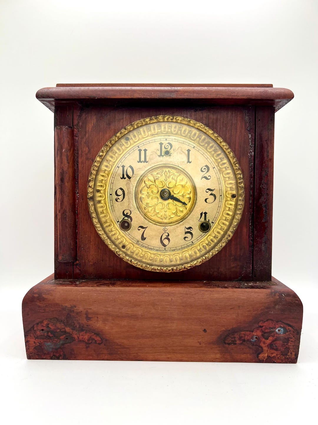 Antique 1890 William L. Gilbert Mantel Clock - Etsy