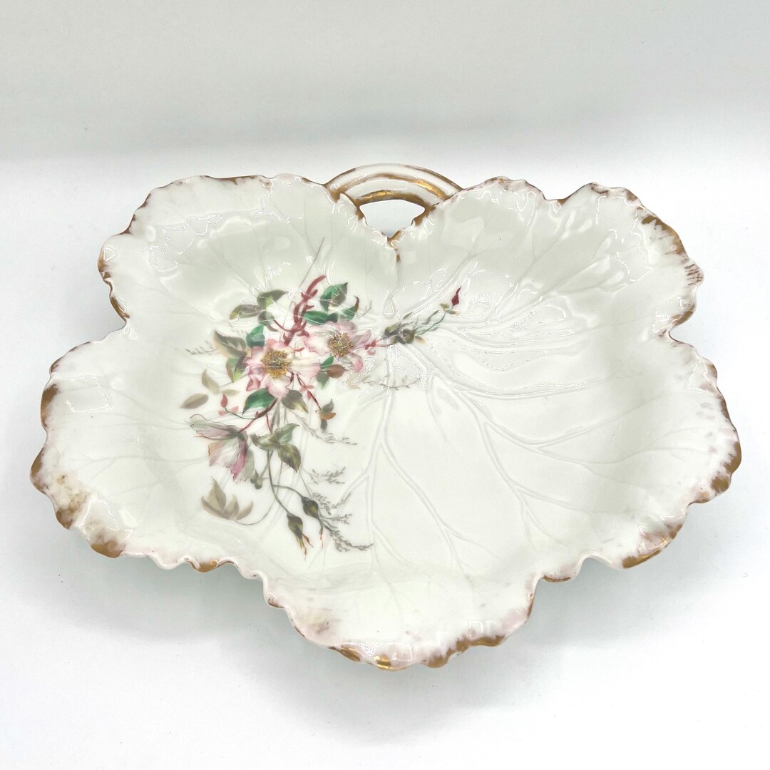 Limoges Leaf Shaped Dish