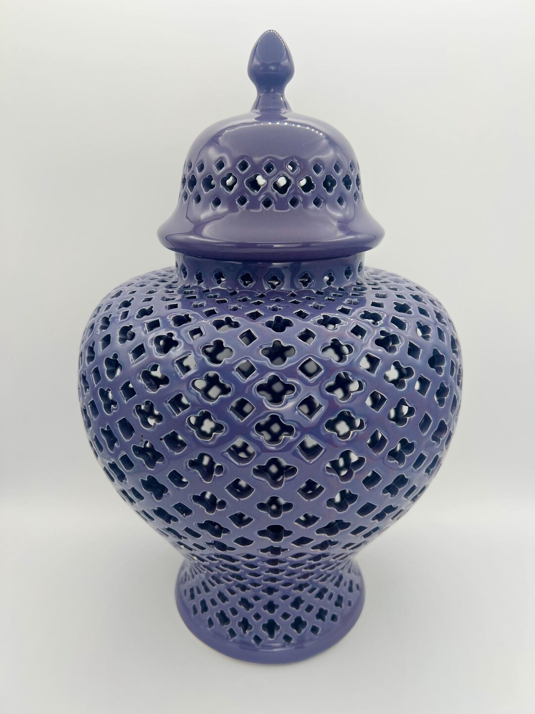 Ceramic Lattice Ginger Jar Etsy