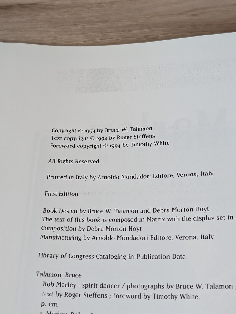 Bob Marley: Spirit Dancer by Bruce W. Talamon Soft Cover First Edition ...