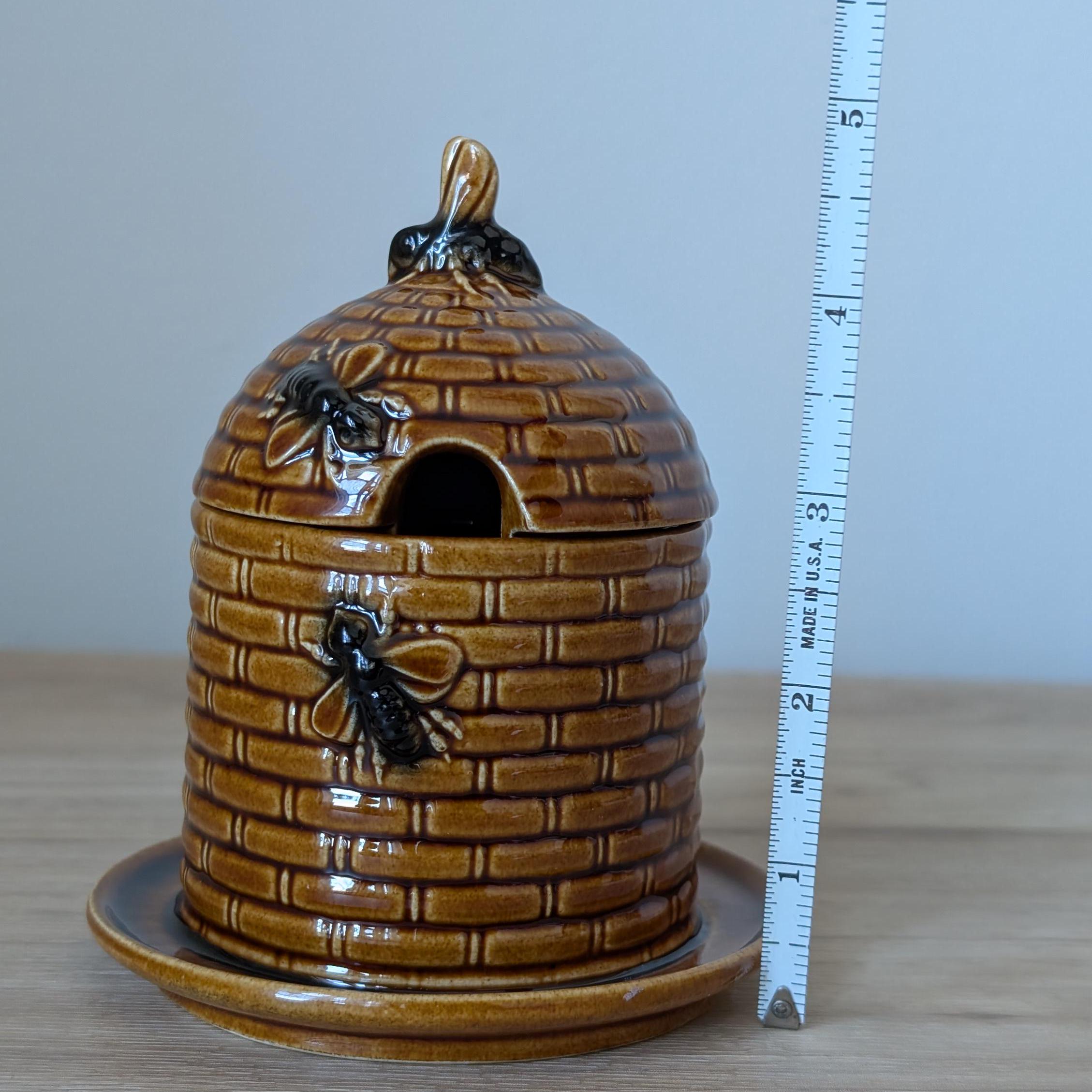 Goebel Ceramic Honey Pot Hive With Bees Made in West Germany - Etsy